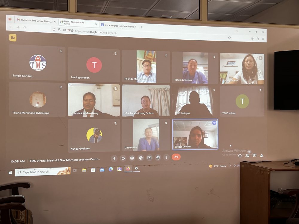 Health Department Holds a Two-day TMS Virtual Meeting – Tibetan Health